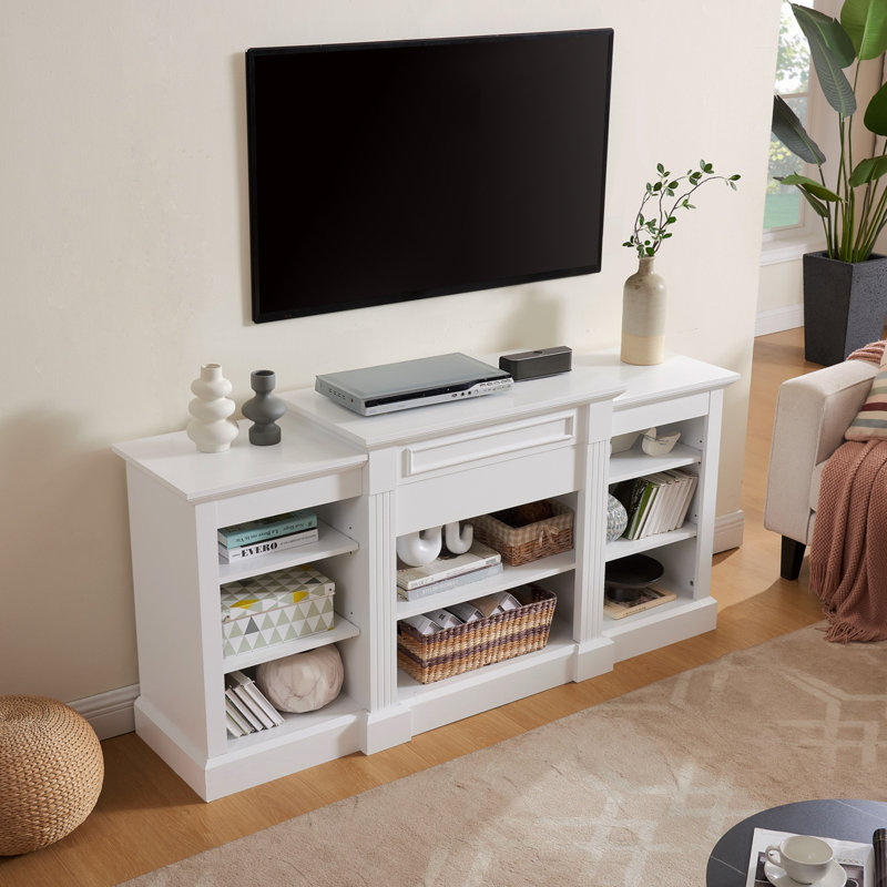 Large TV Stand TV Desk Storage Rack Media Console Table With Large Storage Cabinet TV Media Entertaionment Stand